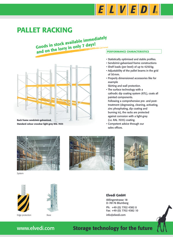 Stock catalog ELVEDI